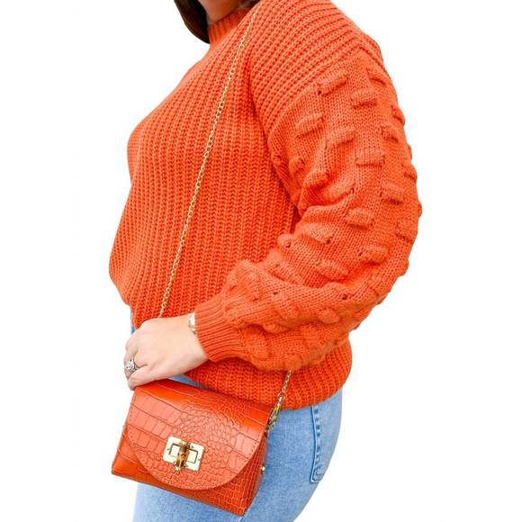 GERMAN FUENTES | Bags | New German Fuentes Madisyn Bag In Burnt Orange ...